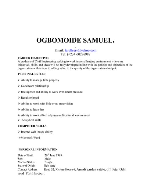 CV HIB | DOCX | Legal Services Industry | Industries