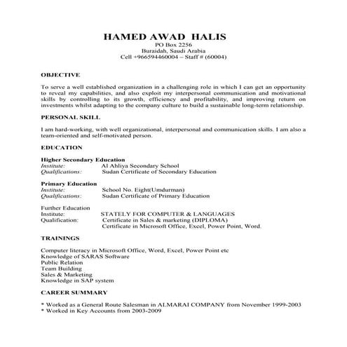 Mohamed abdelwahab CV | DOCX