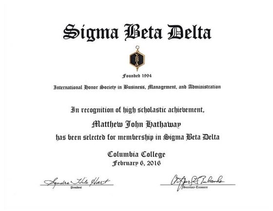 Alpha Sigma Lambda certificate | PDF
