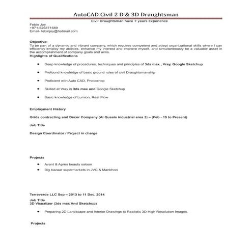 Febin Joy ( Resume ) | PDF