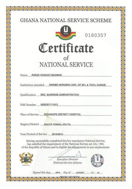 07- Certificate of Sea Service from MMG Offshore | PDF