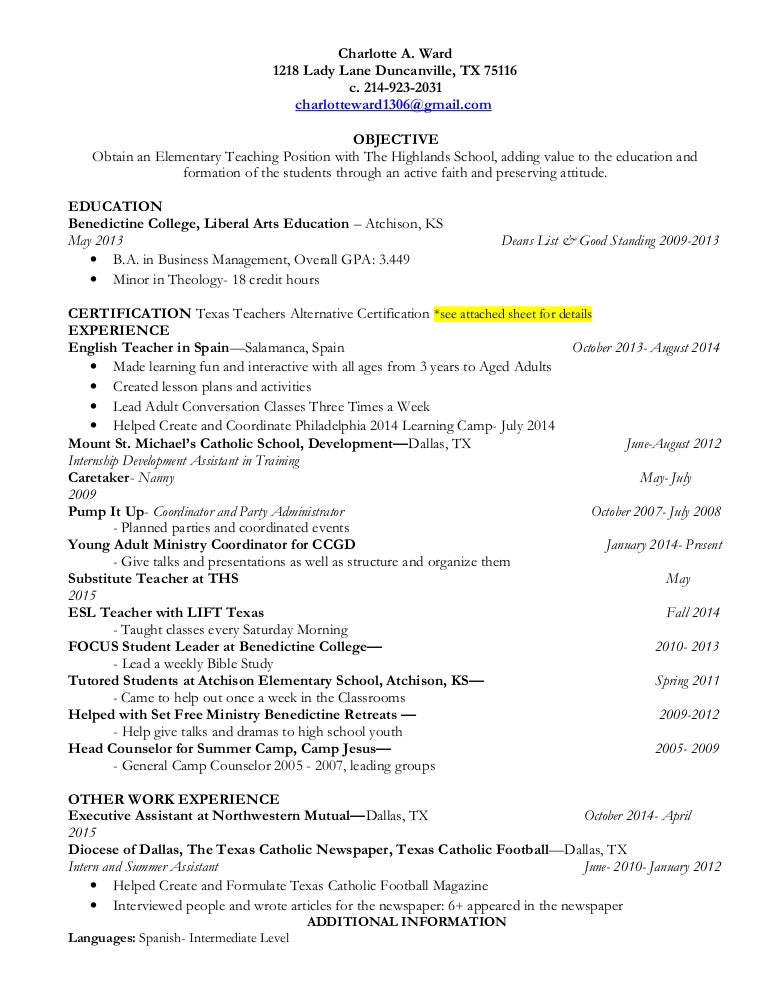 Resume For Education 2015 resume-for-education-2015