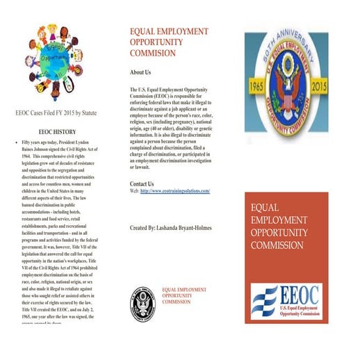 EEOC BROCHURE 2015 | PDF