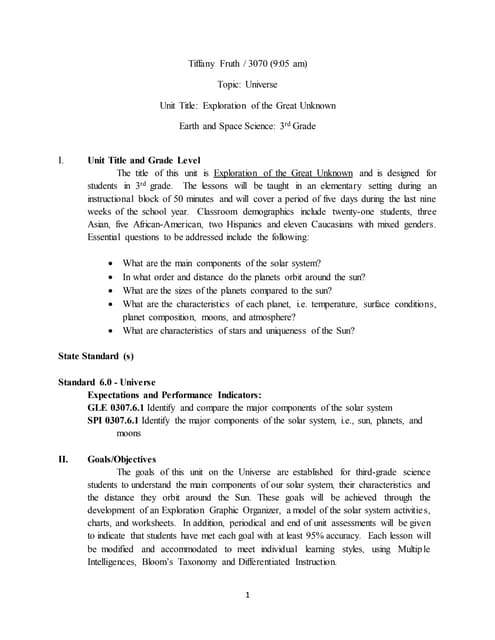 THE GRADE- 6 COT- SOLAR SYSTEM LESSON PLAN | DOCX