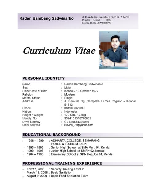 Jeffrey Ranatunga CV | PDF