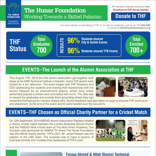 THF E-Newsletter Oct 2014 | PDF