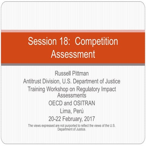 Competition Assessment | PPT