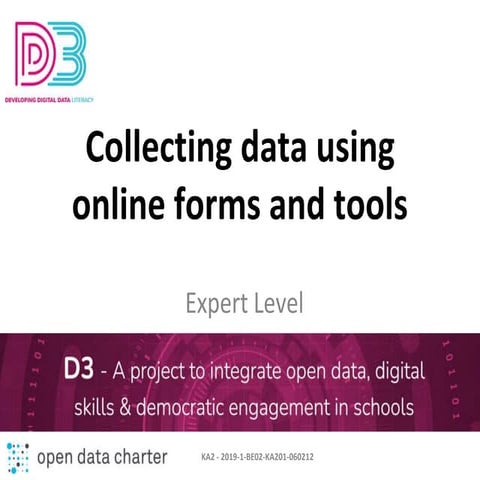 D3 Project: Creating digital content - Expert level | PPT