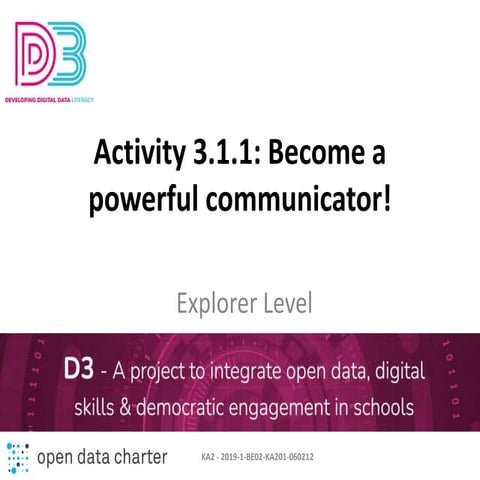 D3 unit 1 explorer | PPT