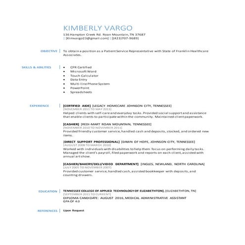 my new resume | DOCX