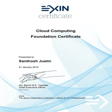 Cloud Cert EXIN | PDF | Business | Business and Finance