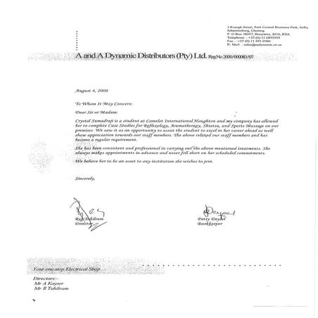 A and A Dynamic Distributors | PDF