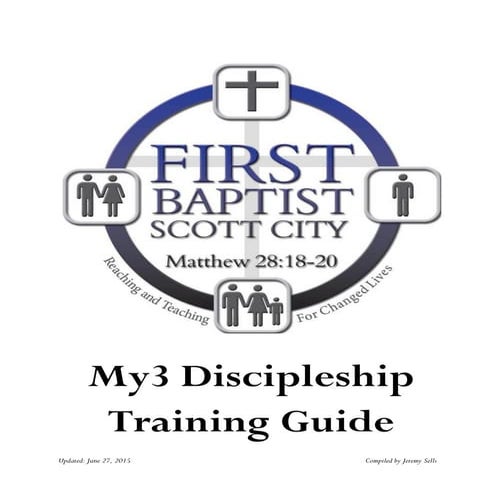 My3 Discipleship Training Guide | PDF
