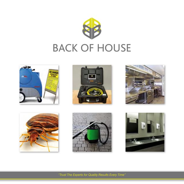 Back of House Ltd Brochure . | PDF | Home Appliances | Home & Garden