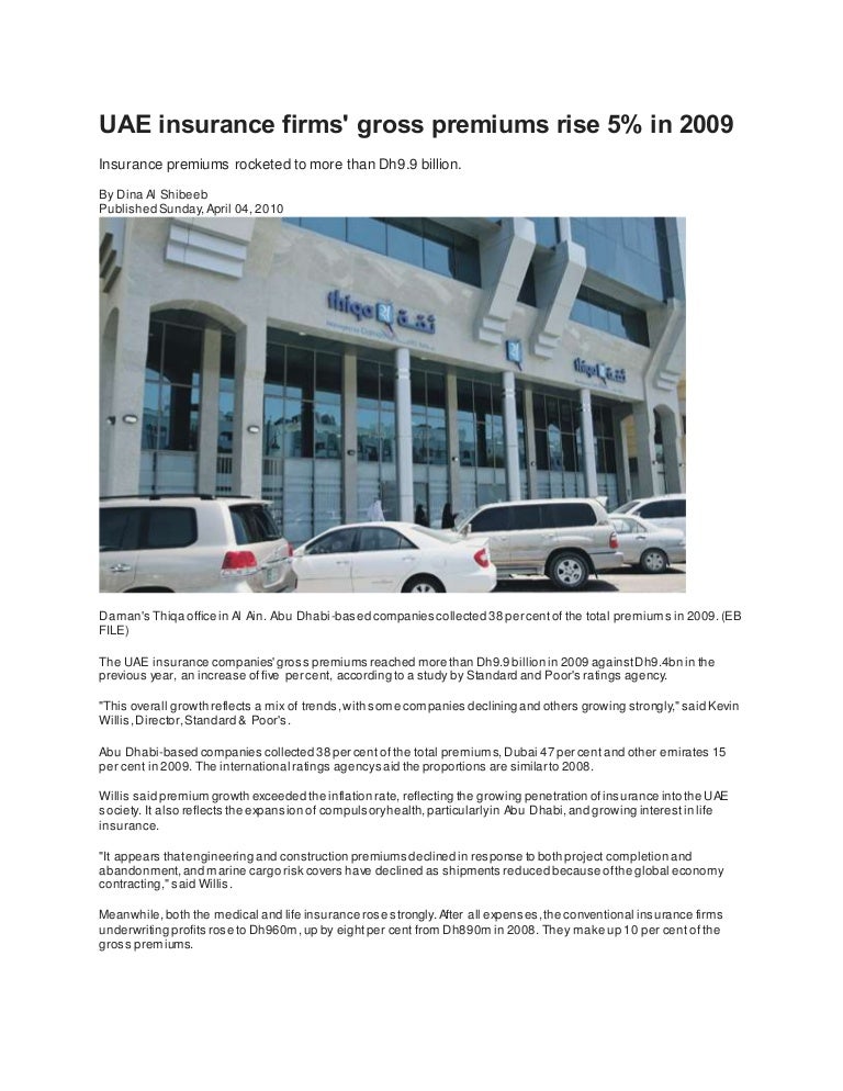 UAE insurance firms