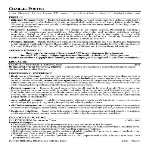 CV Chris van Oers | DOCX