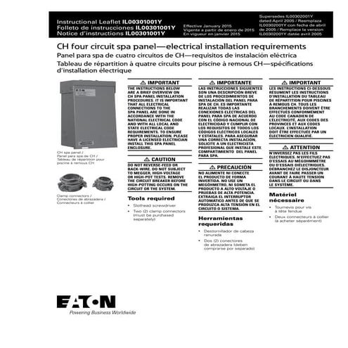 Eaton-Instruction-Leaflet | PDF