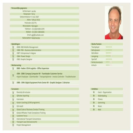 PJ CV Nieuwe style2 | PDF