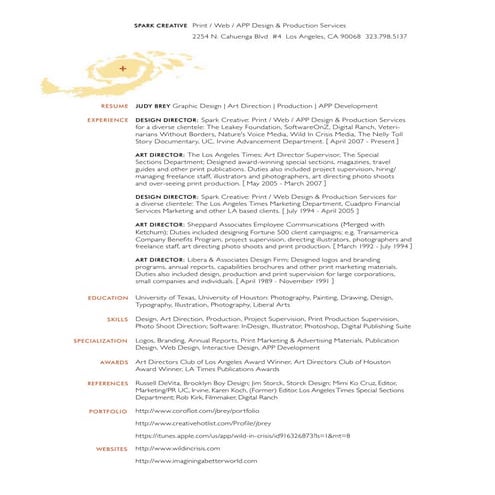 Pixar Resume | PDF