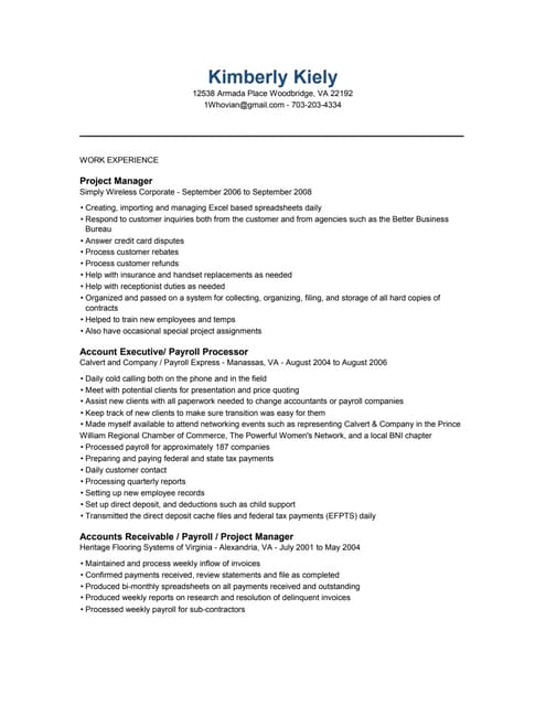 Resume - Lisa | PDF