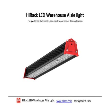 HiRack LED warehouse aisle light---Specification | PPT