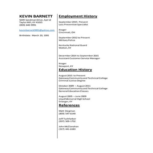 kevinresume | PDF