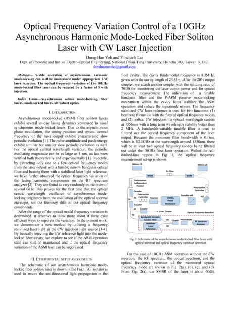 Frequency Combs - Luke Charbonneau (2) | PDF