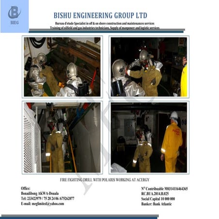 FIRE FIGHTING DRILL WITH POLARIS WORKING AT ACERGY | DOC