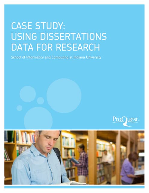 Case Study: Mapping Research Trends with ProQuest Dissertations ...