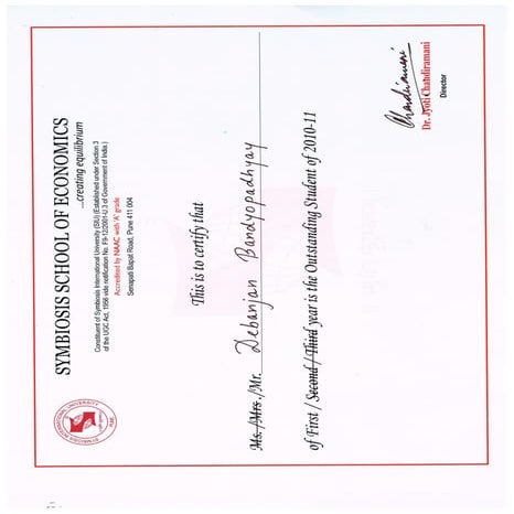 Outstanding Student | PDF
