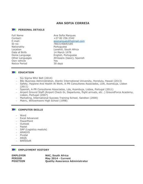 Alejadra Monard Resume | PDF