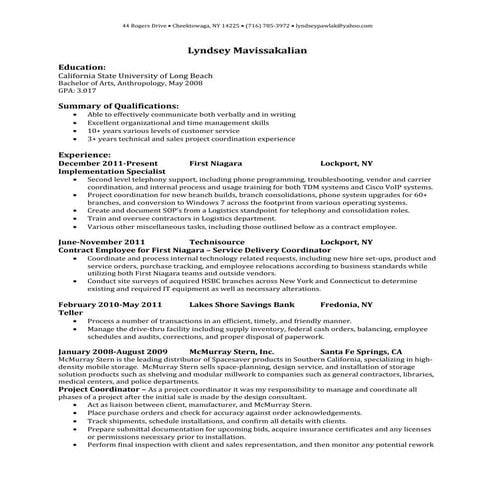 ELIZA CV with photo UPDATED 2016 | DOCX
