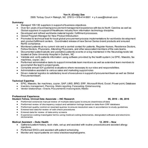 Cindy See Resume Sept 2016 | PDF