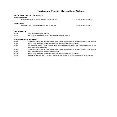 Sapp Nelson CV 20150401 | DOCX