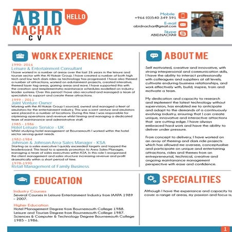 abid,new CV | PDF