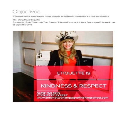 Professional etiquette | PPT