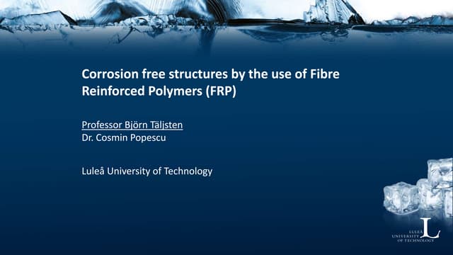 Properties of gfrp rebar | PPTX