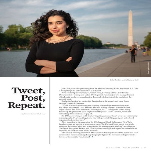 GOLD&BLUE_Summer2015_Erika Rendon | PDF | Politics