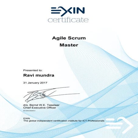 EXIN Agile Scrum Master | PDF