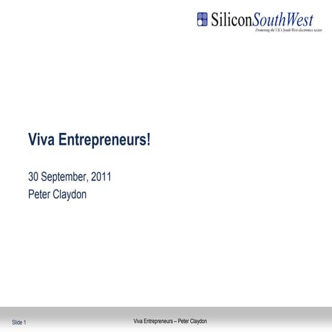 Peter-Claydon-Viva-Entrepreneurs | PDF