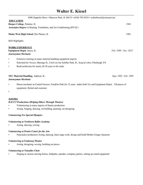 FEMA Resume-TW Summer2016