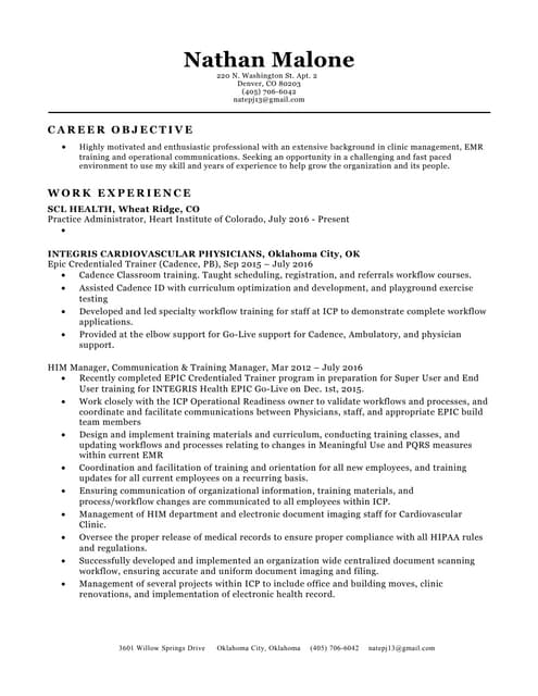 Resume (2019) | DOCX