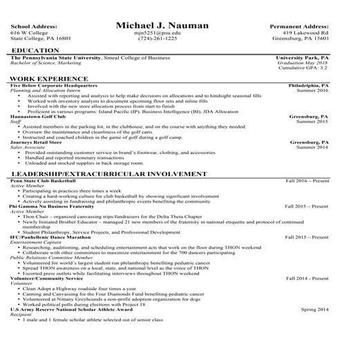 Resume | RTF