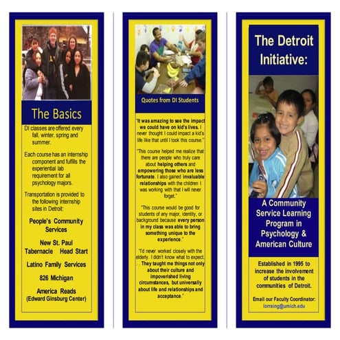 New DI Brochure | PPT