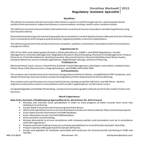 Management Resume | DOCX