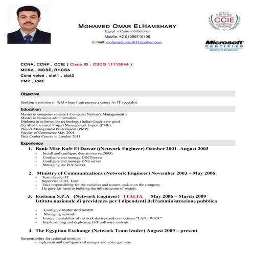 Mohamed_Omar_Cv | PDF