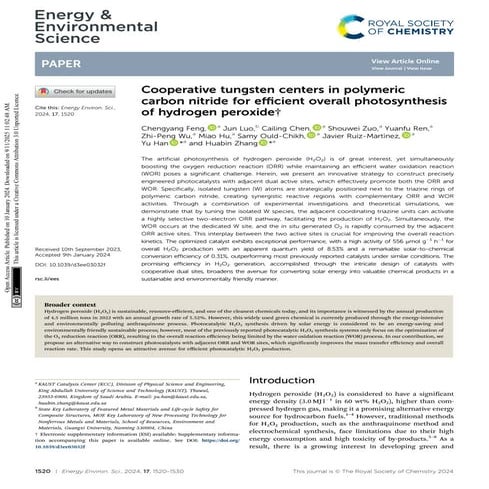 The artificial photosynthesis of hydrogen peroxide (H2O2).pdf