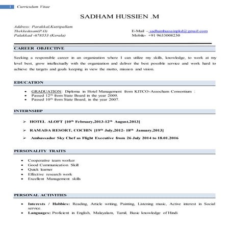 CV Sadham (2) (1) | DOCX
