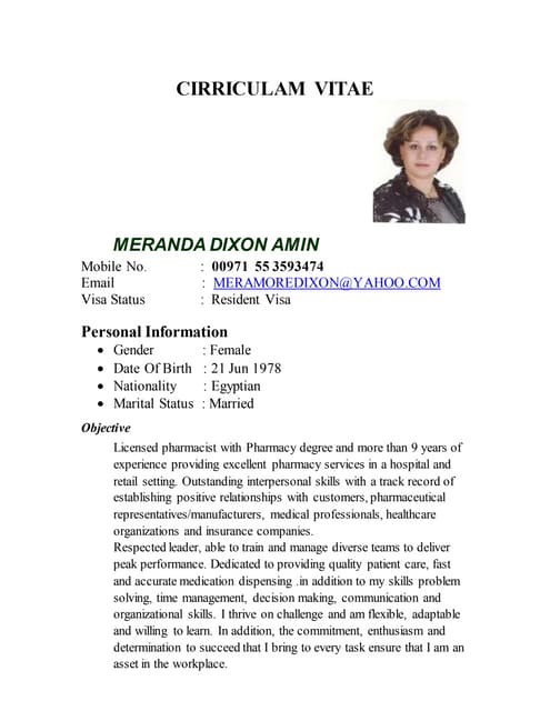 Maryam Kermani Resume
