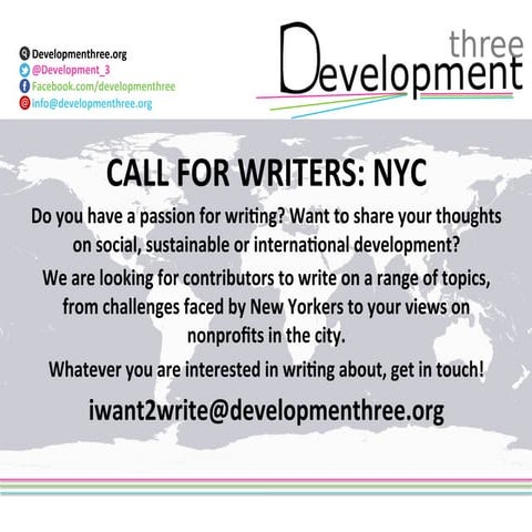 Call for writers: NYC | PDF